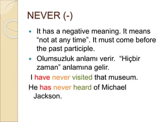 The present perfect tense ever & ever | PPT