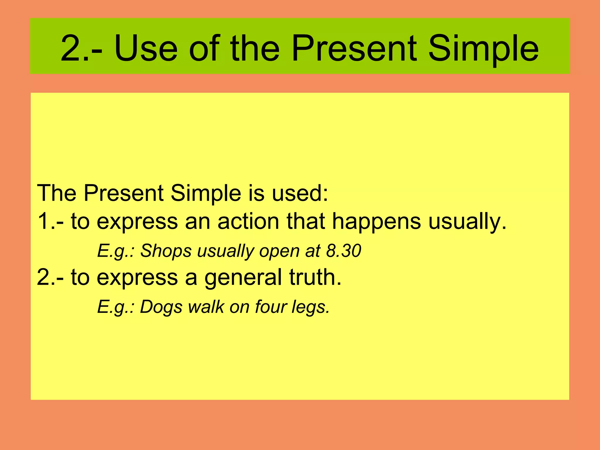 The present simple | PPT