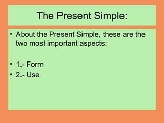 The present simple | PPT