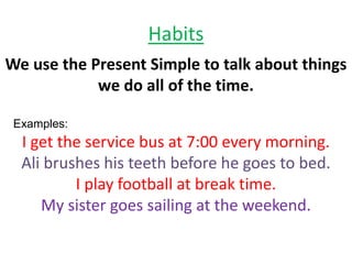 The Present Simple PowerPoint; Inlingua DC, Grammar 1A, Level 2 .pptx