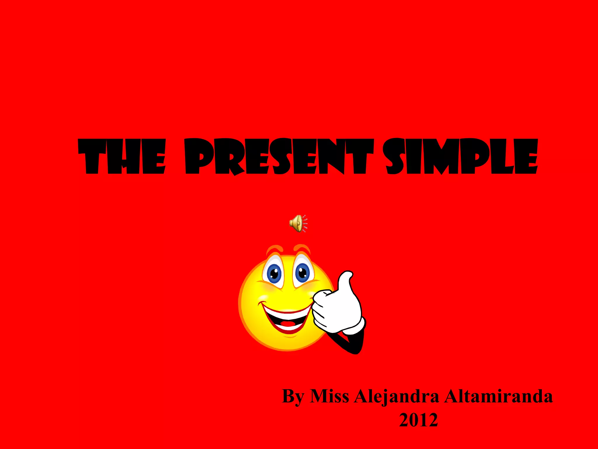 The present simple presentation | PPTX