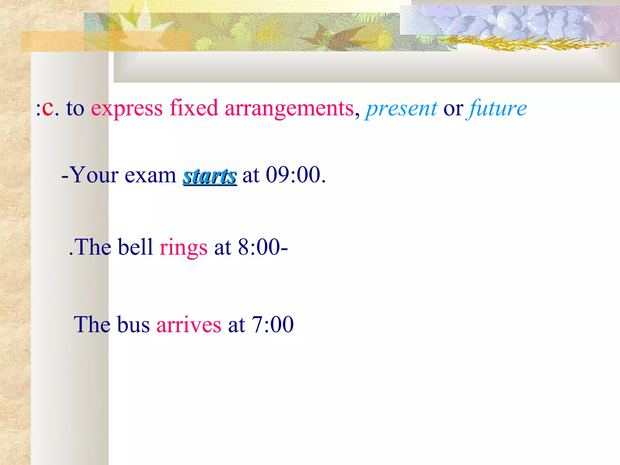 The present simple tense | PPT