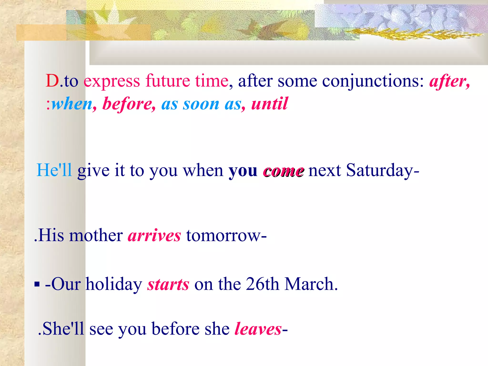 The present simple tense | PPT