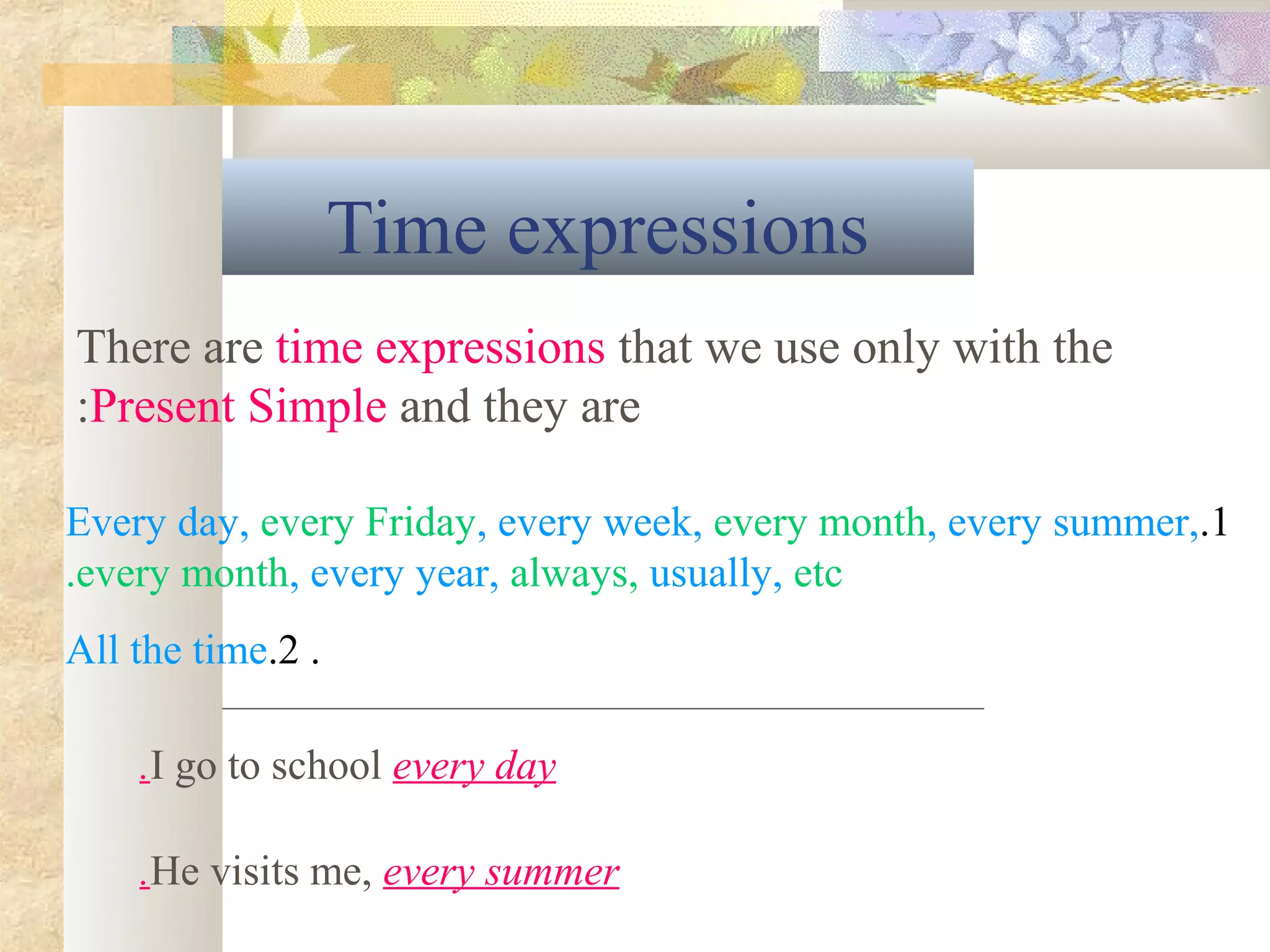 The present simple tense | PPT