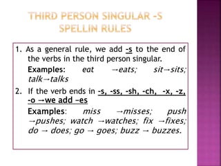 The Present Simple Tense .ppt