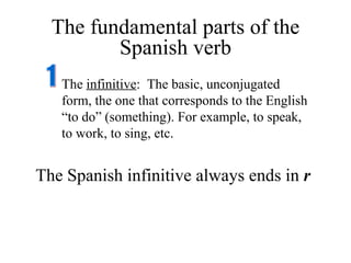 The present tense of regular -AR verbs | PPT