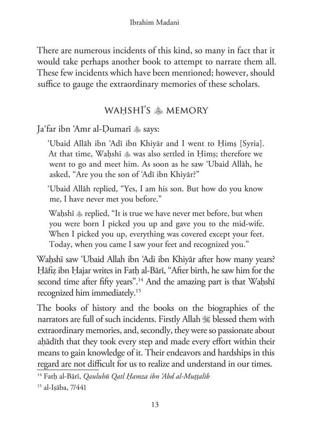 The Preservation of Hadith (A Brief Introduction to The Science of ...