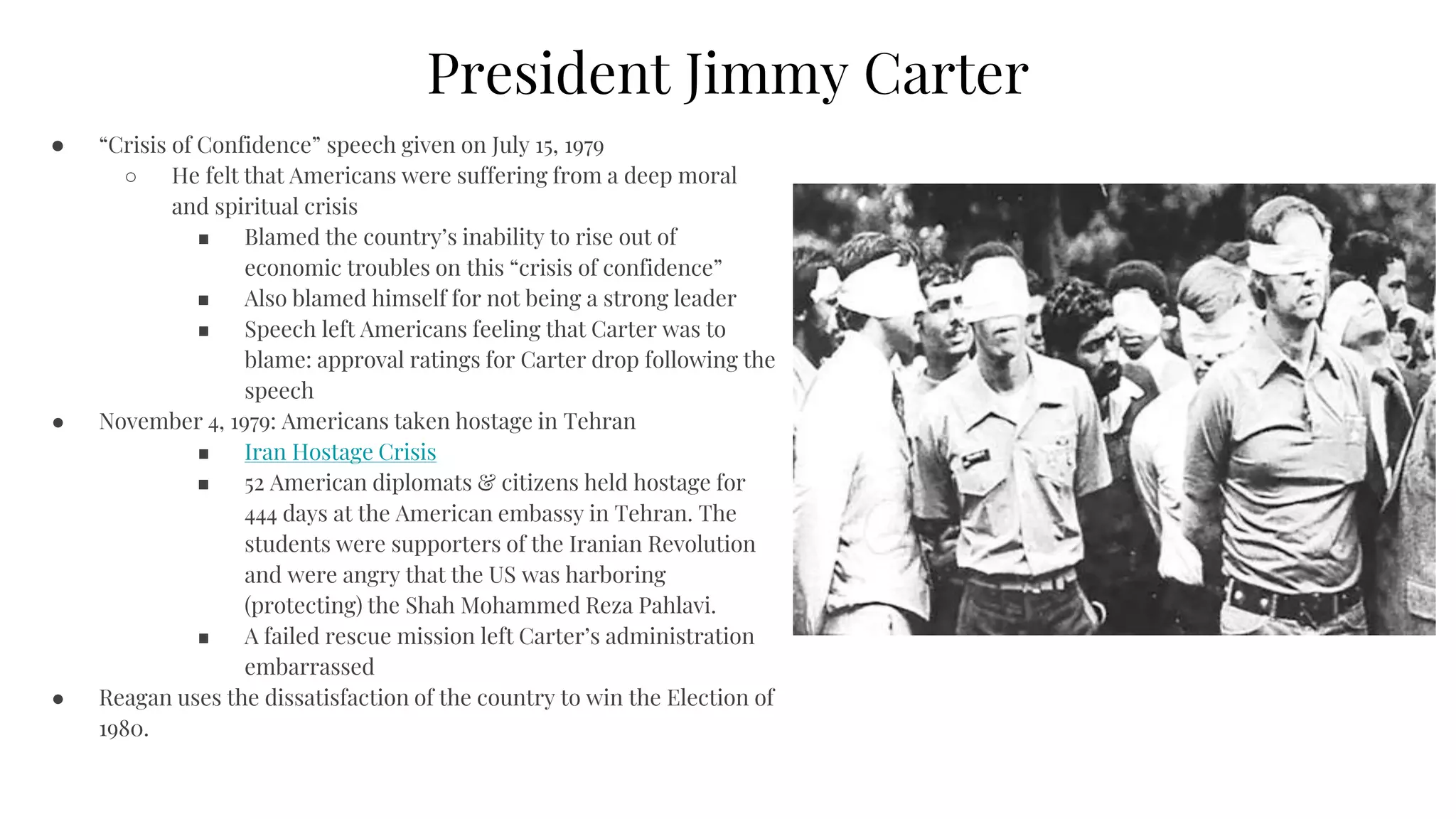 The presidencies of Nixon, Ford, Carter | PPT