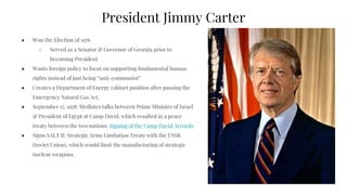 The presidencies of Nixon, Ford, Carter | PPT