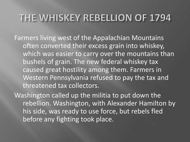 The presidency of george washingtion ppt for notes | PPT