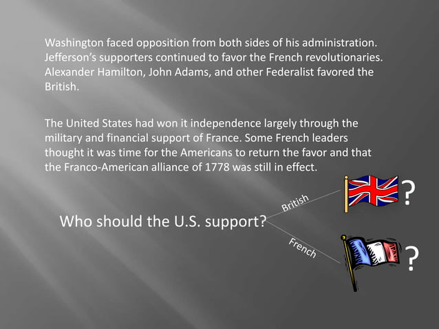 The presidency of george washingtion ppt for notes | PPT