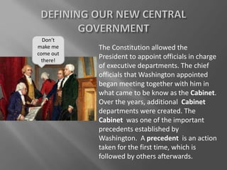 The presidency of george washingtion ppt for notes | PPT