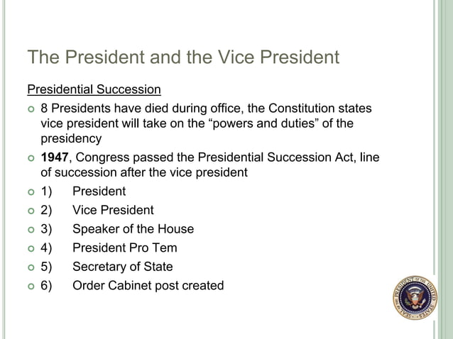 The president and_the_executive_branch | PPT