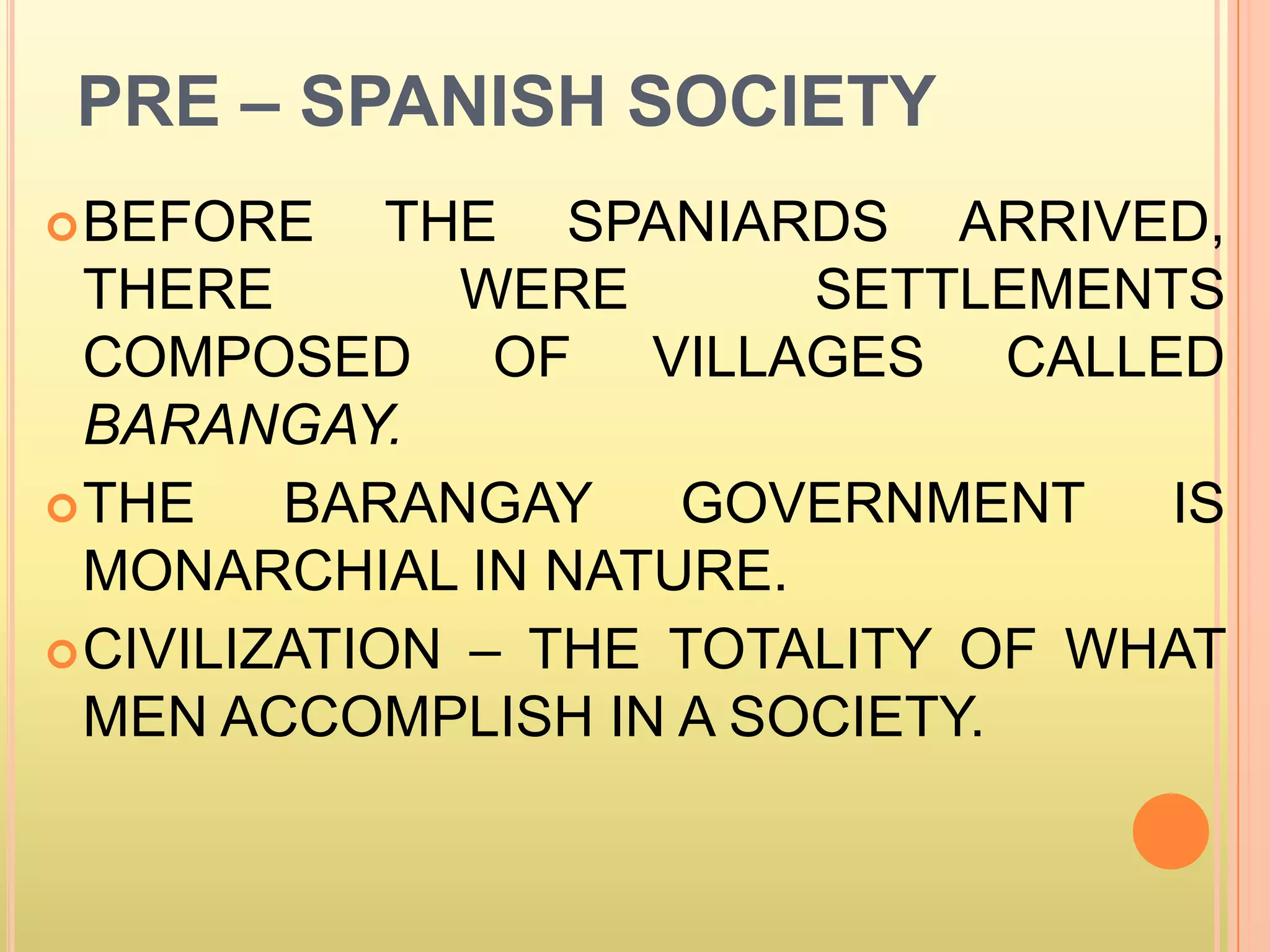 The pre – spanish philippines | PPTX