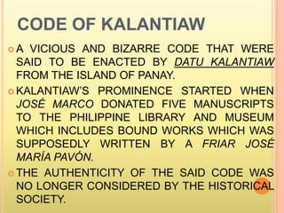 The pre – spanish philippines | PPTX