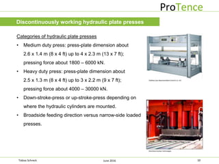 The press process in the wood based panel industry | PPTX