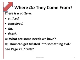 The pressure of temptations.090813 | PPT