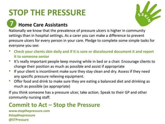 Pressure ulcer campaign wall | PPT