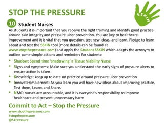 Pressure ulcer campaign wall | PPT