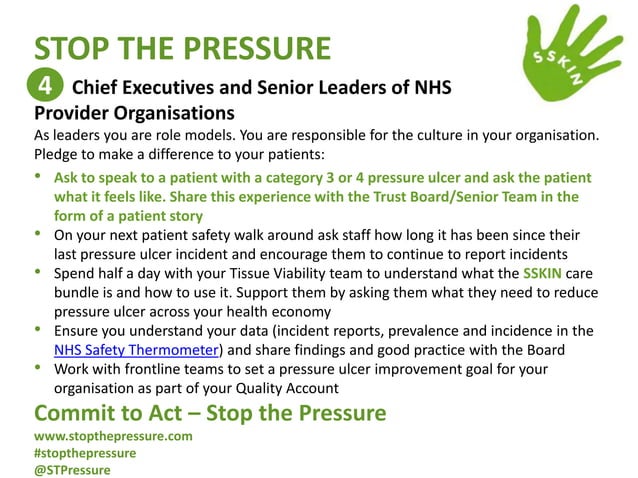 Pressure ulcer campaign wall | PPT