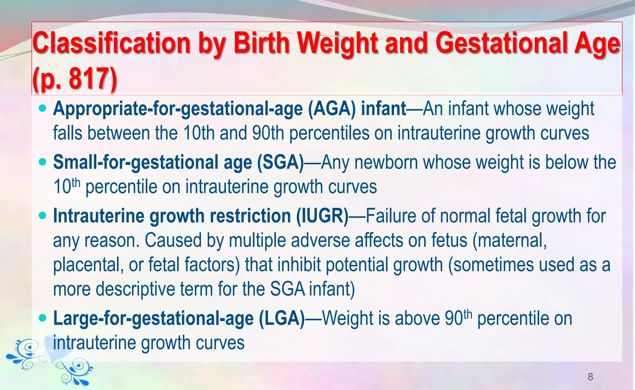 The preterm infant | PPTX