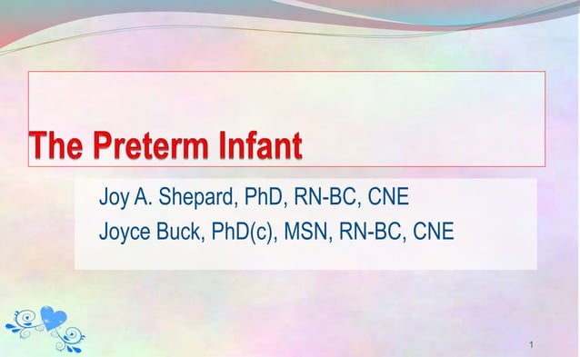 The preterm infant | PPTX