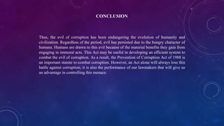 The Prevention Of Corruption Act Presentation.pptx