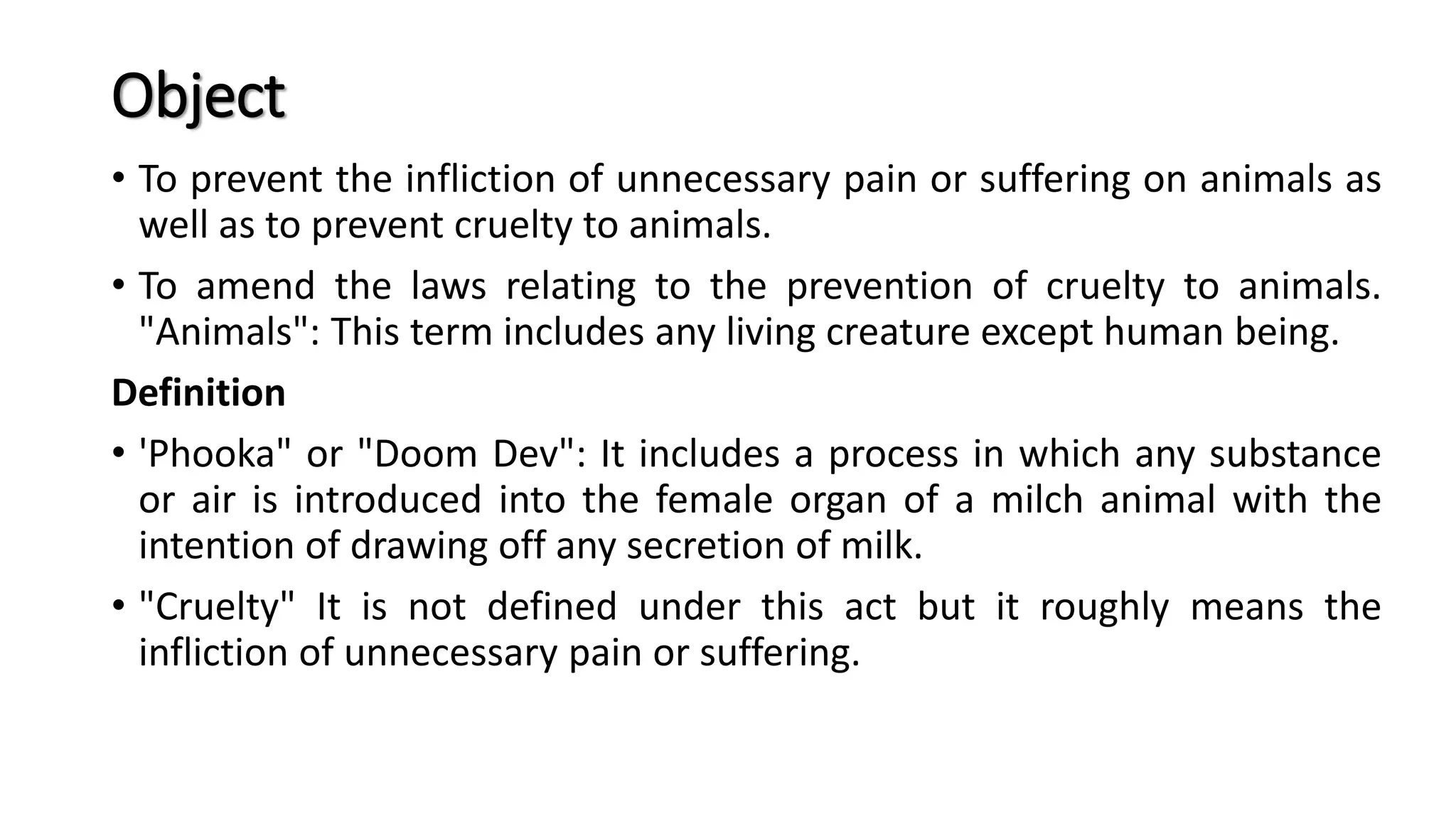 THE PREVENTION OF CRUELTY TO ANIMALS ACT,.pptx