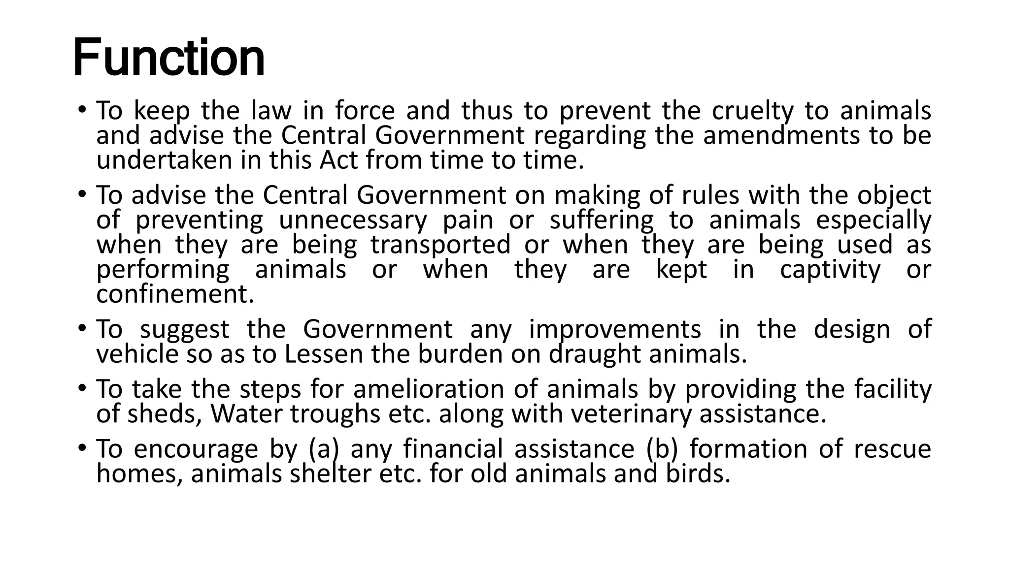 THE PREVENTION OF CRUELTY TO ANIMALS ACT,.pptx