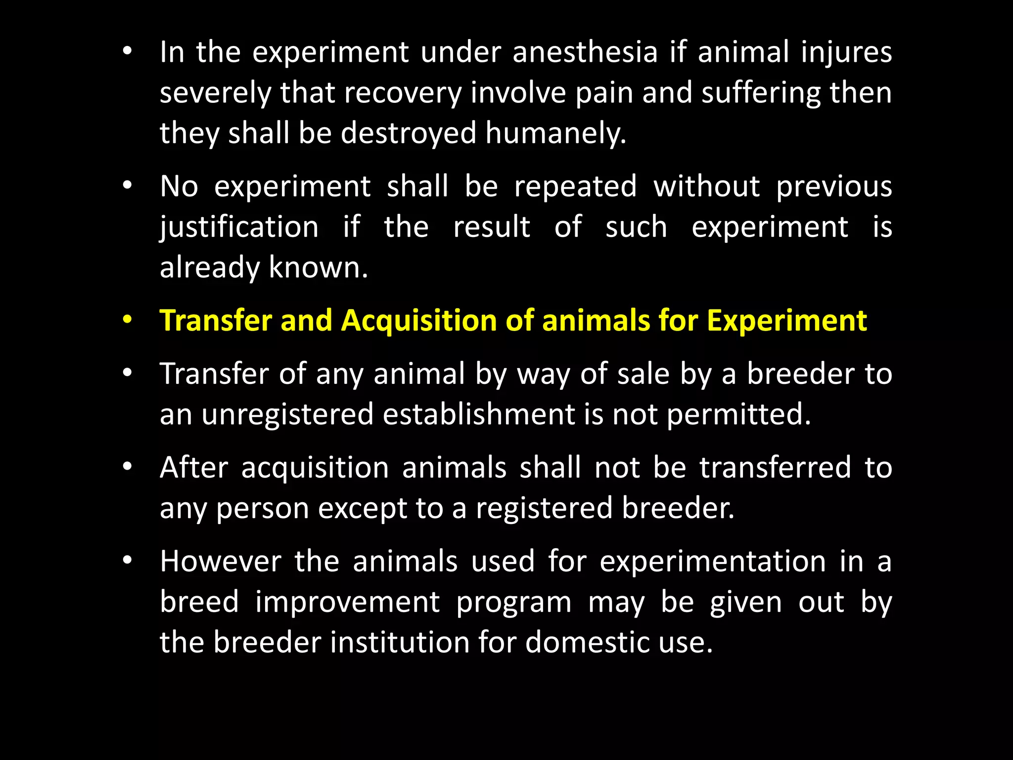 The prevention of cruelty to animals act 1960 | PPTX