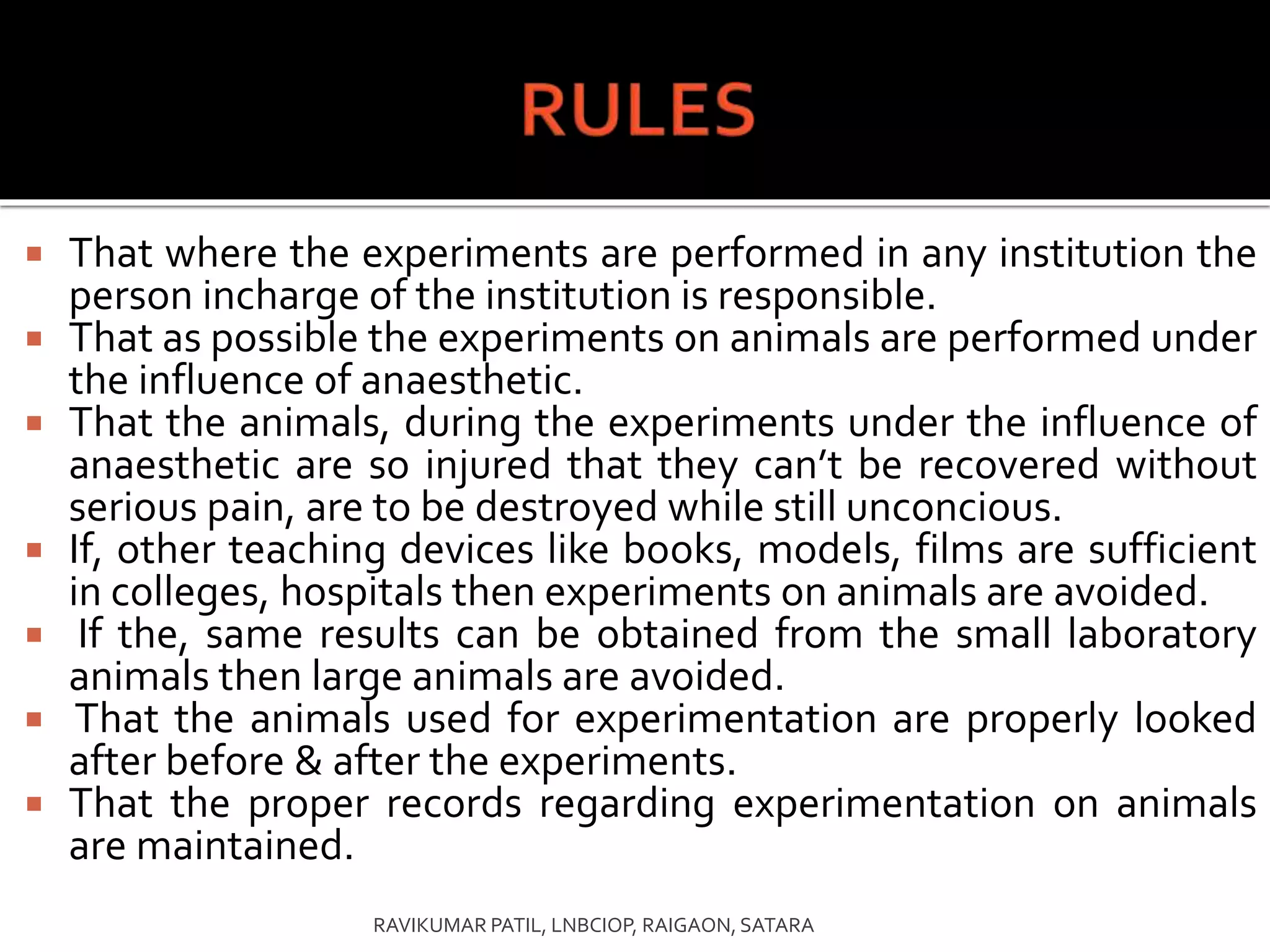 The prevention of cruelty to animals act, 1960 | PPTX