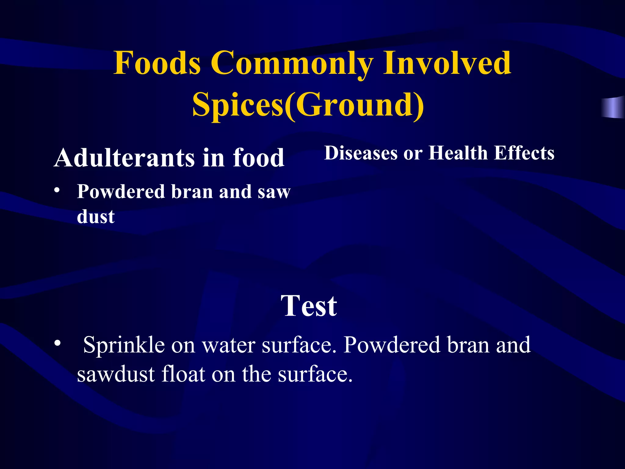 The prevention of food adulteration | PPT