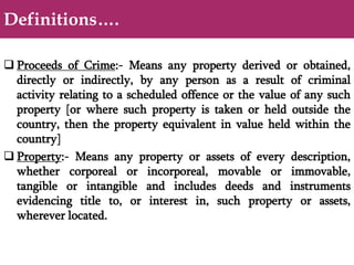 The prevention of money laundering act, 2002 (2) | PDF