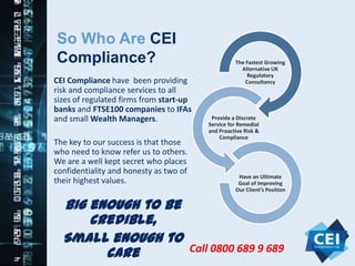 The price of breaching the FSA principles | PPTX