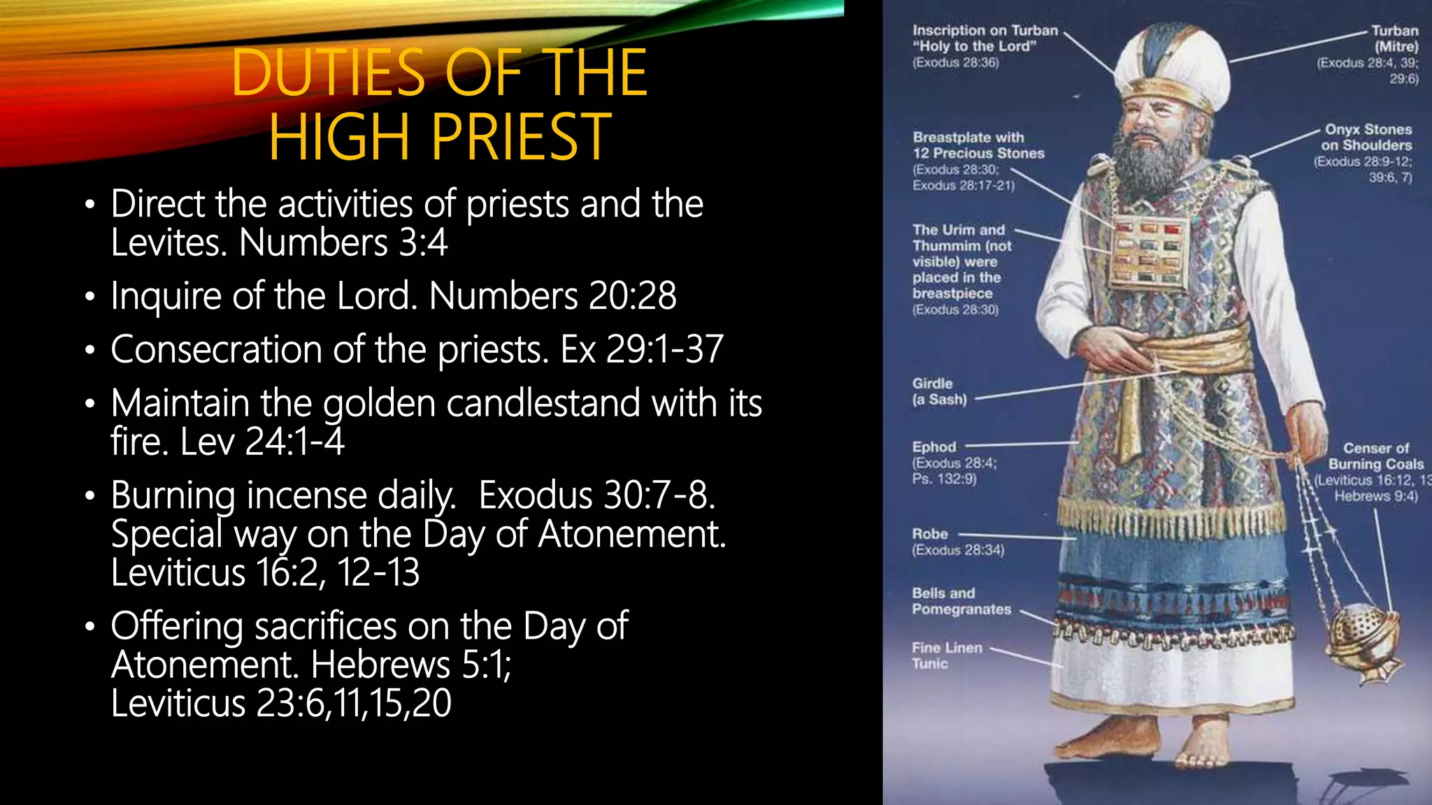 The priest in the Old Testament | PPTX