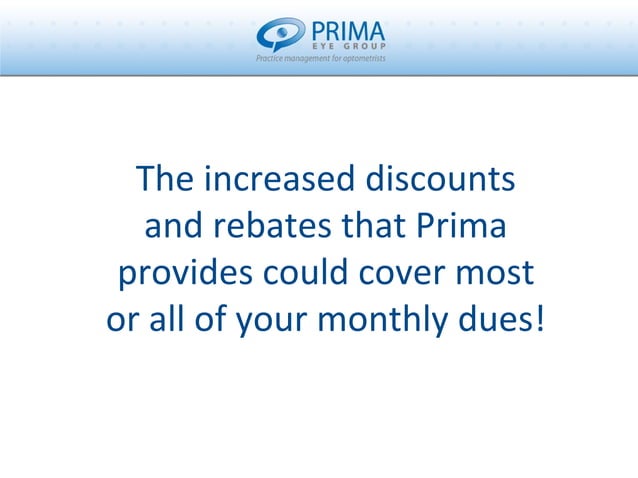 The Prima Eye Group Story | PPT