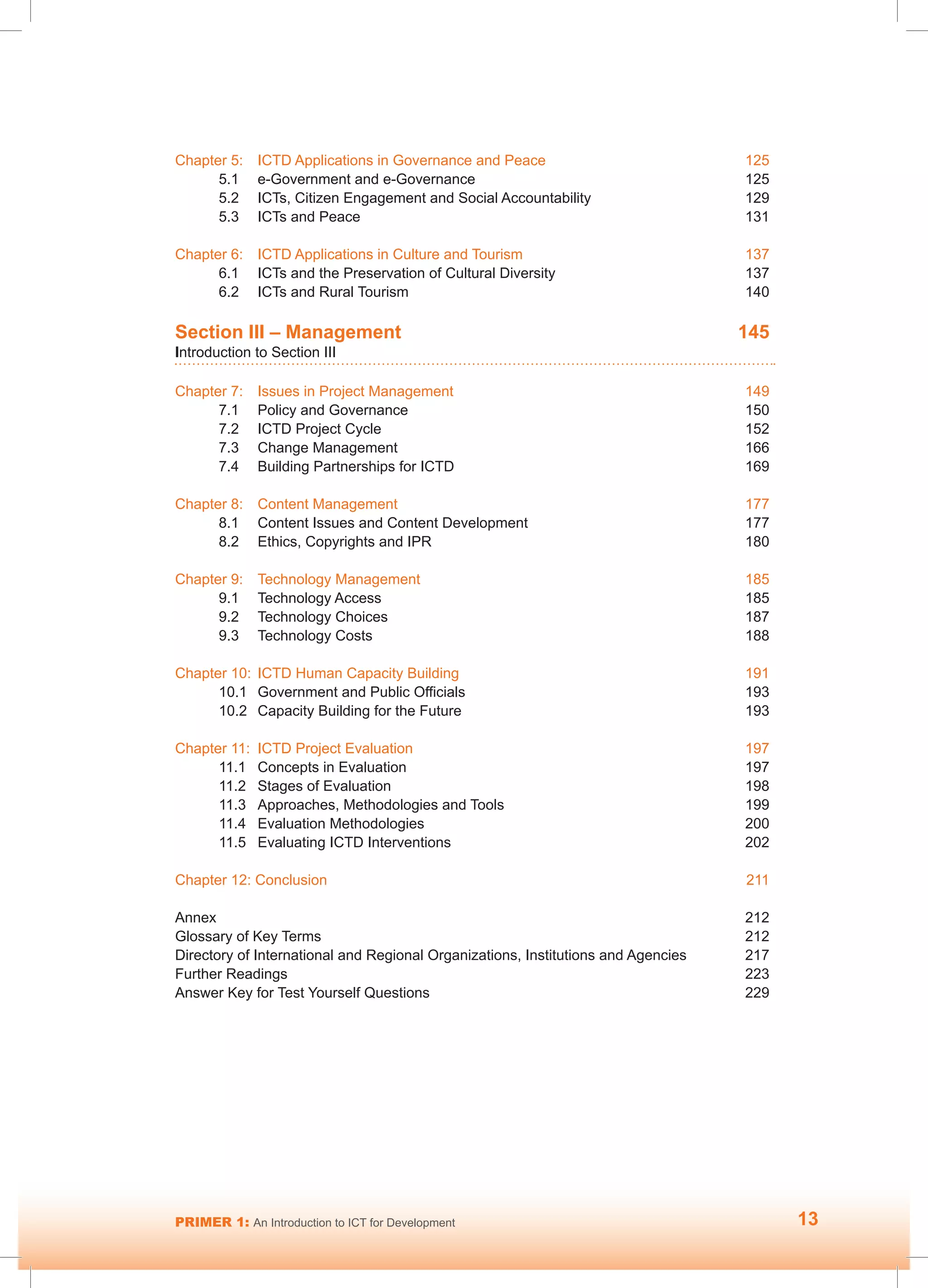 The primer series on ictd for youth part1 an introduction to ict for development | PDF