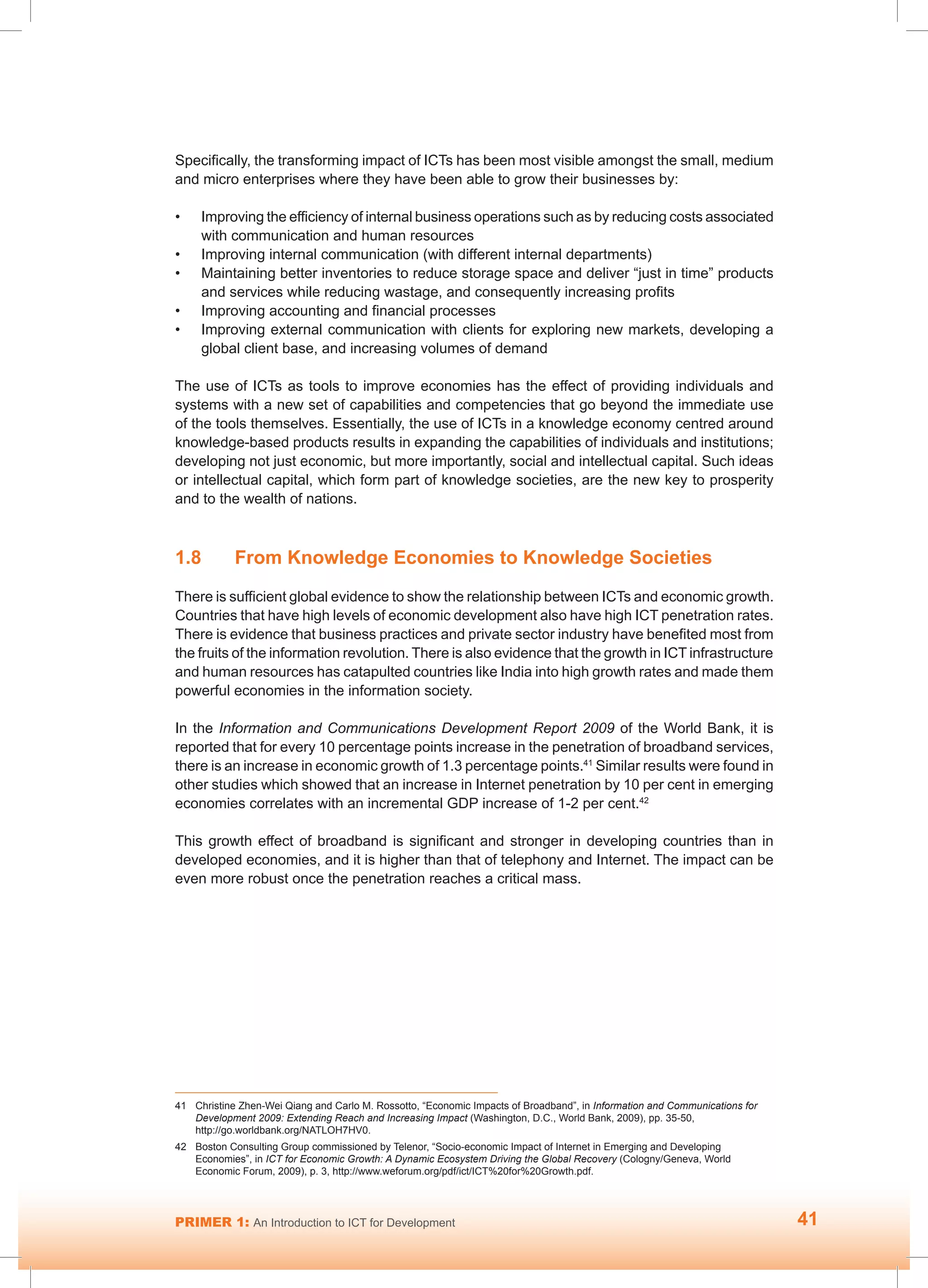 The primer series on ictd for youth part1 an introduction to ict for ...