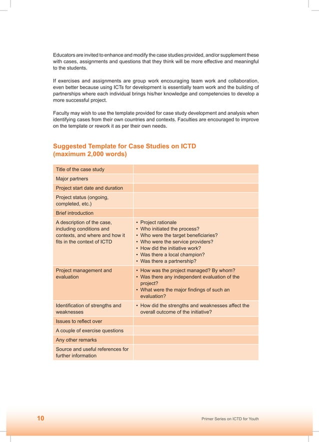 The primer series on ictd for youth part1 an introduction to ict for ...