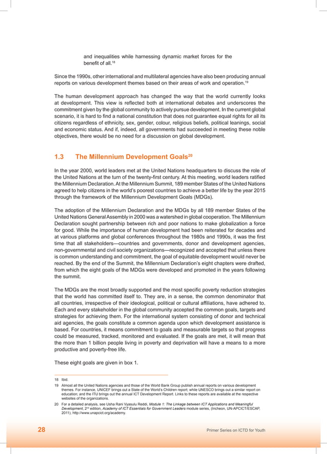 The primer series on ictd for youth part1 an introduction to ict for ...