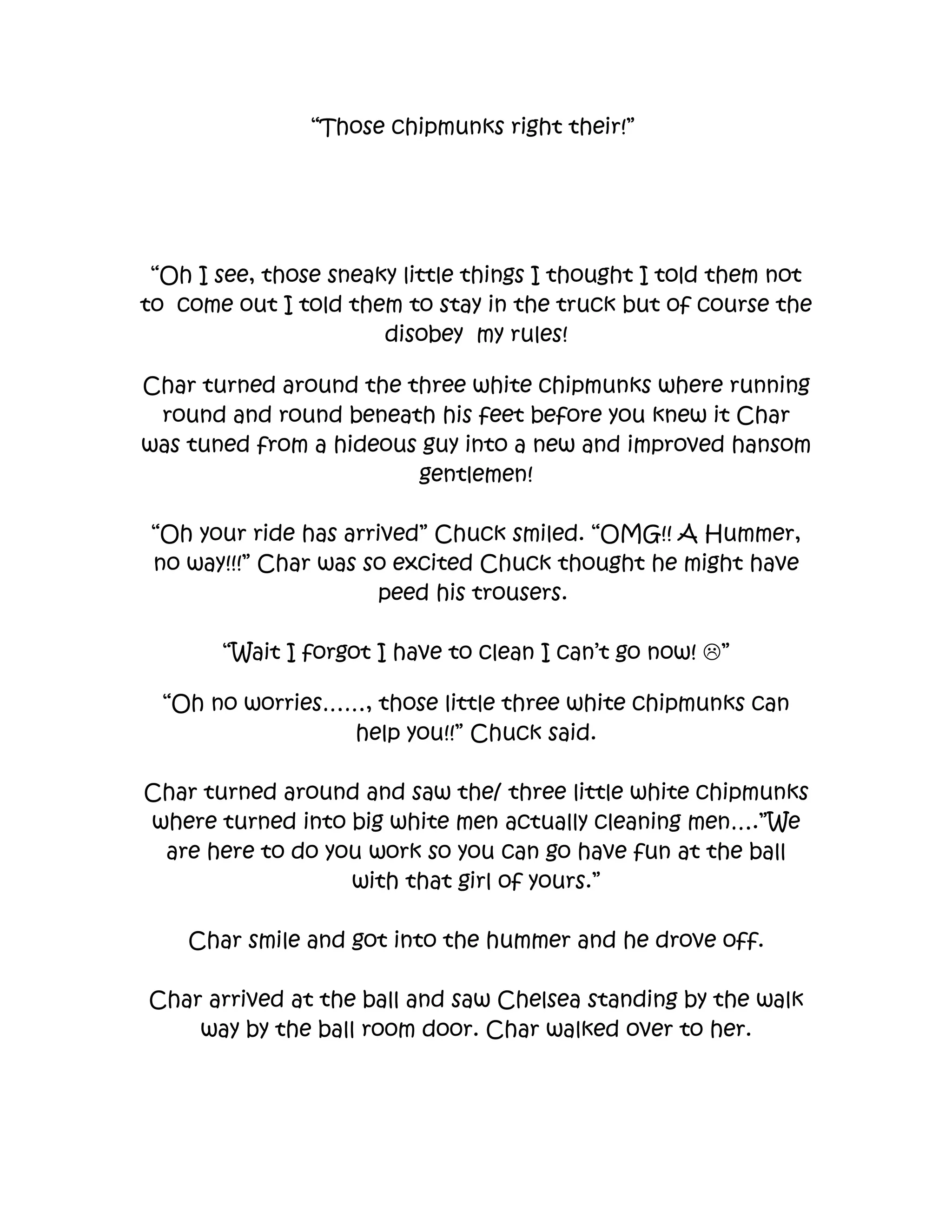 The prince and the lovely chelsey | DOC