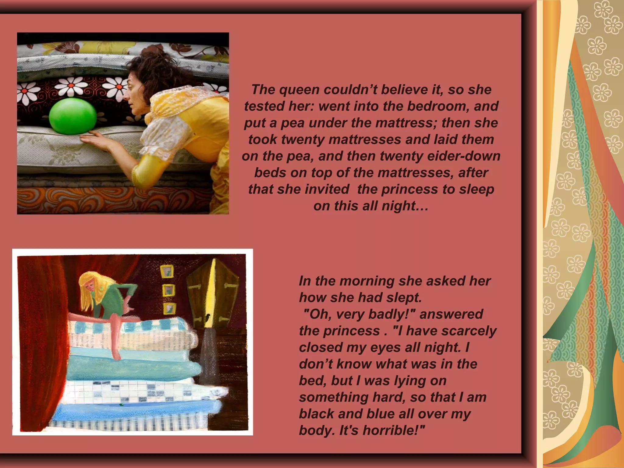 The princess and the pea | PPT
