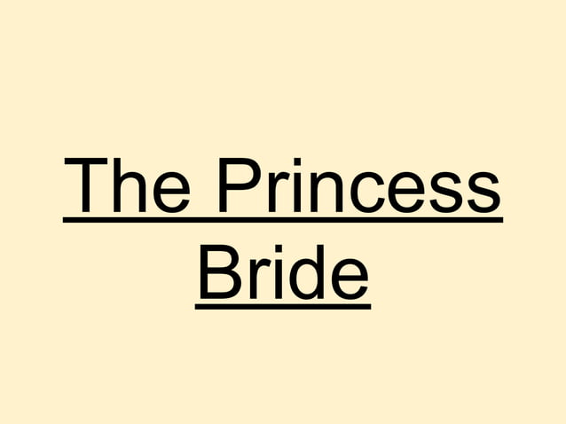 The Princess Bride | PDF