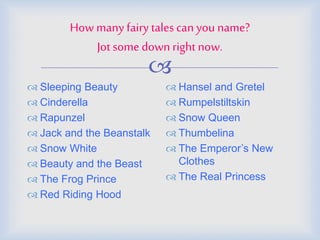 The Princess Bride: Parody, Satire, and Fairy Tales | PPTX