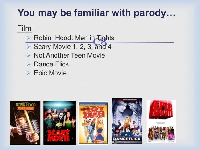 Parody Examples Creative Writing Assignments Ms. Carota English