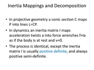 The principal screw of inertia two | PPTX | Physics | Science