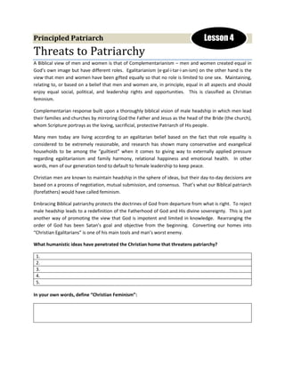 The Principled Patriarch (preview) | PDF