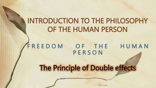 Introduction to Philosophy: The Principle of Double effects.pptx