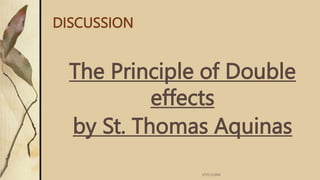 Introduction to Philosophy: The Principle of Double effects.pptx