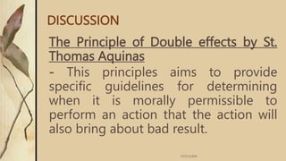 Introduction to Philosophy: The Principle of Double effects.pptx